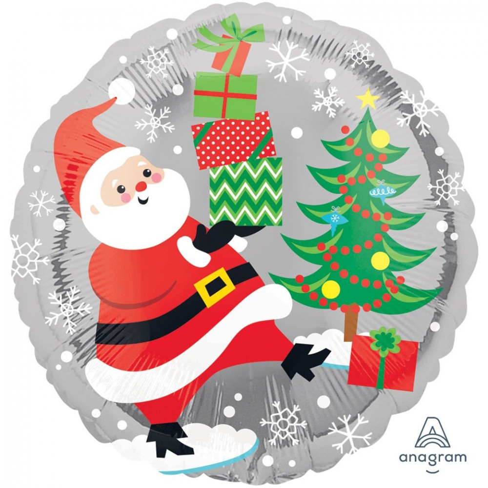 Santa Claus Christmas Helium Balloon | WeDeliverGifts