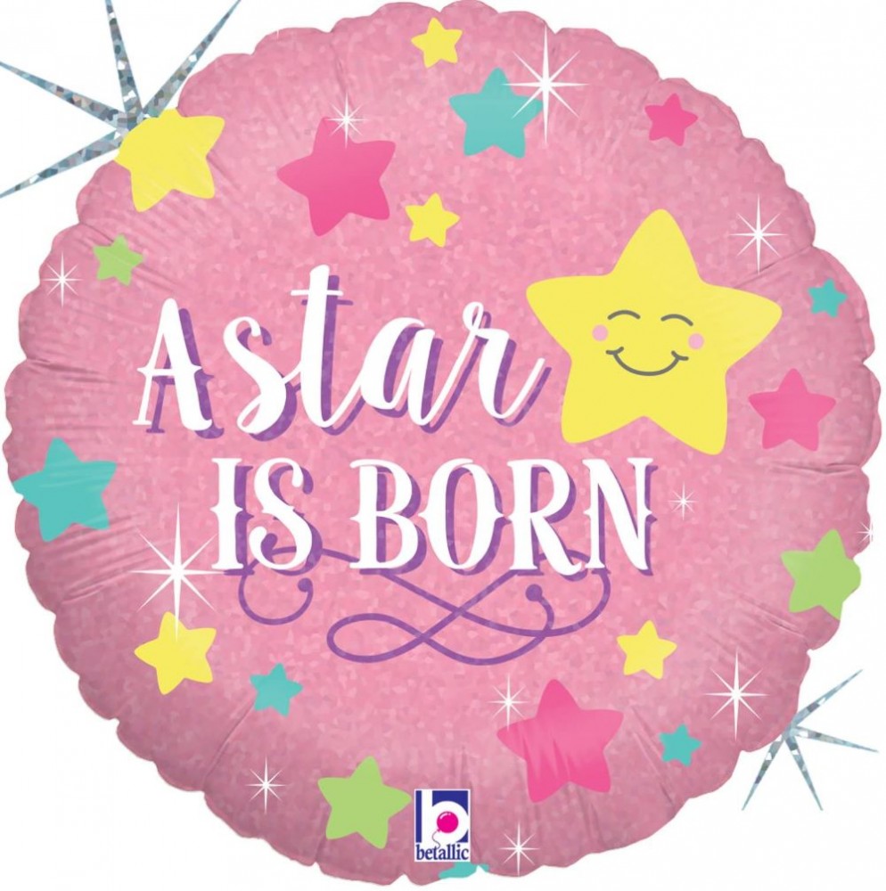A Star Was Born Baby Pink Balloon | WeDeliverGifts