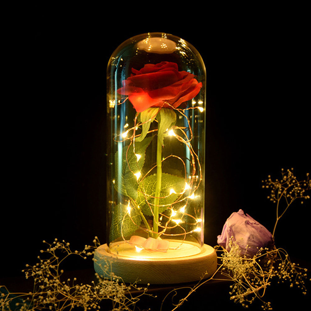 LED Night Light Fairy Eternal Rose | WeDeliverGifts