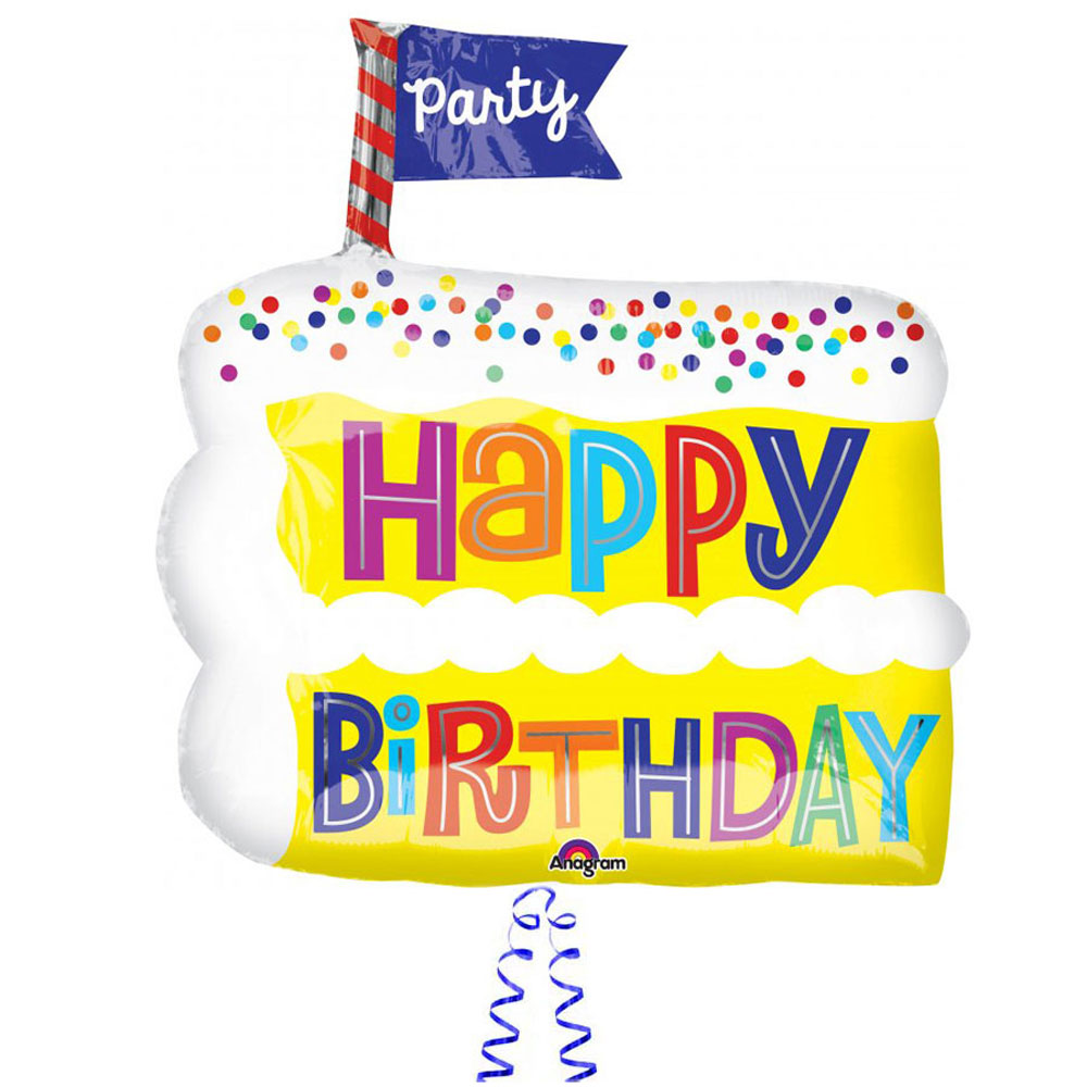 Junior Shape HBD Cake Slice Balloon | WeDeliverGifts