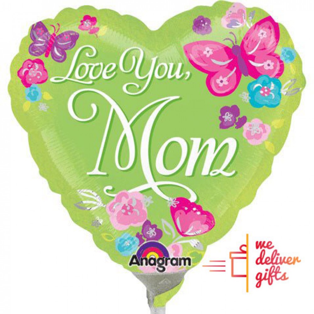 Love You Mom Painterly Balloon | We deliver gifts - Lebanon