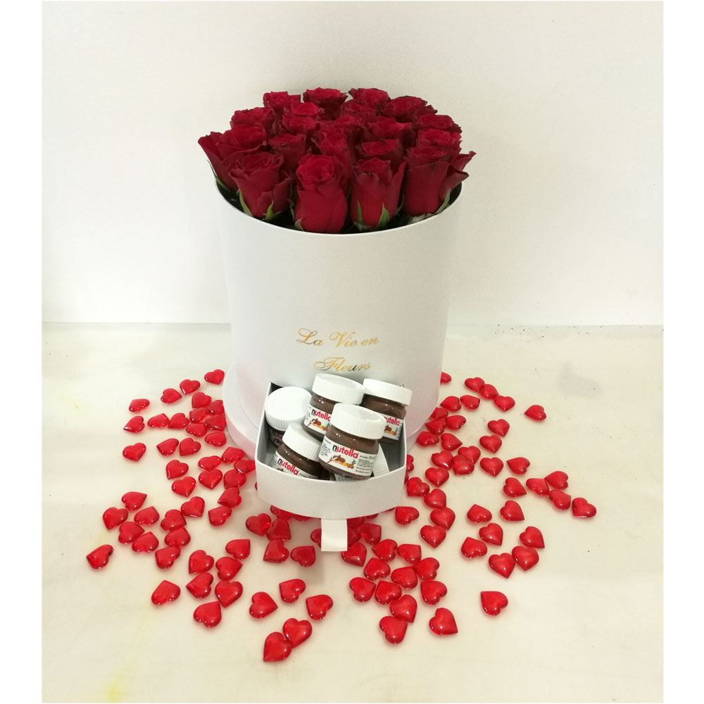 Nutella Combination with Roses | WeDeliverGifts